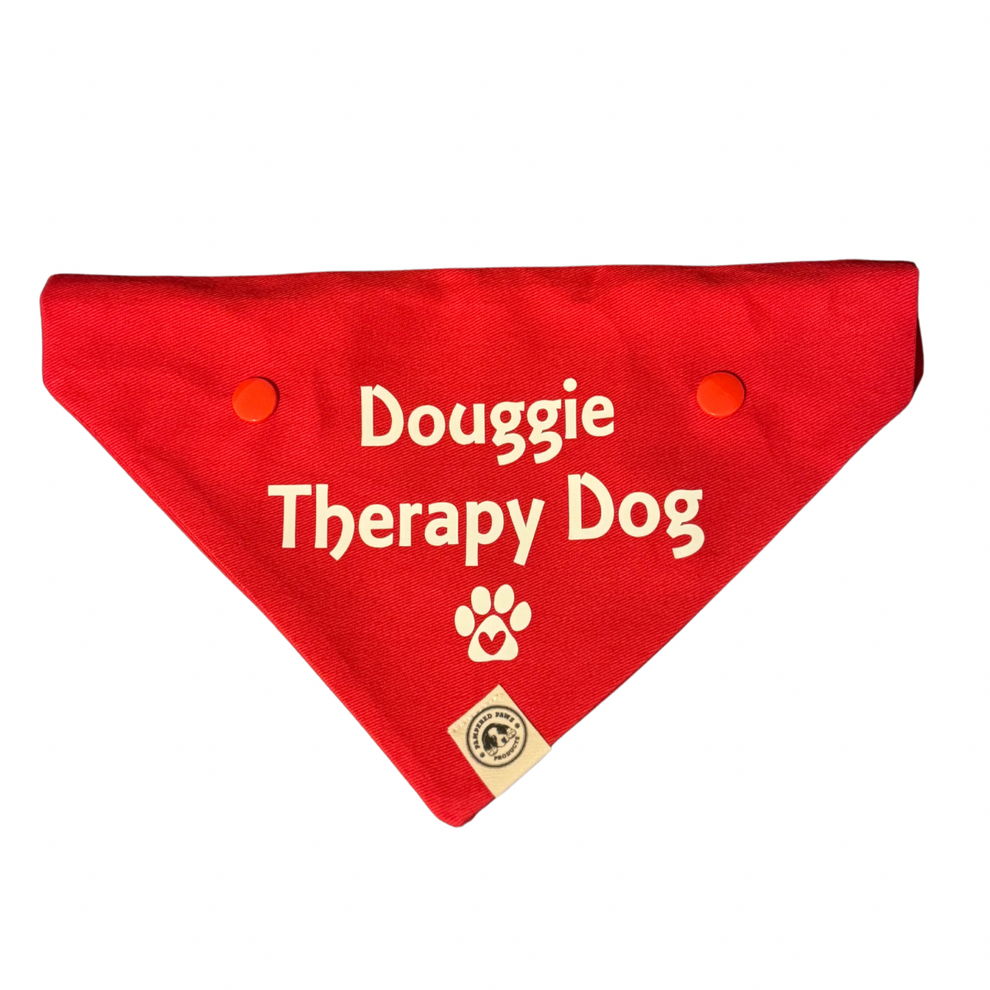 Personalised Dog Bandana | Therapy Dog Bandanas | Pampered Paws Products