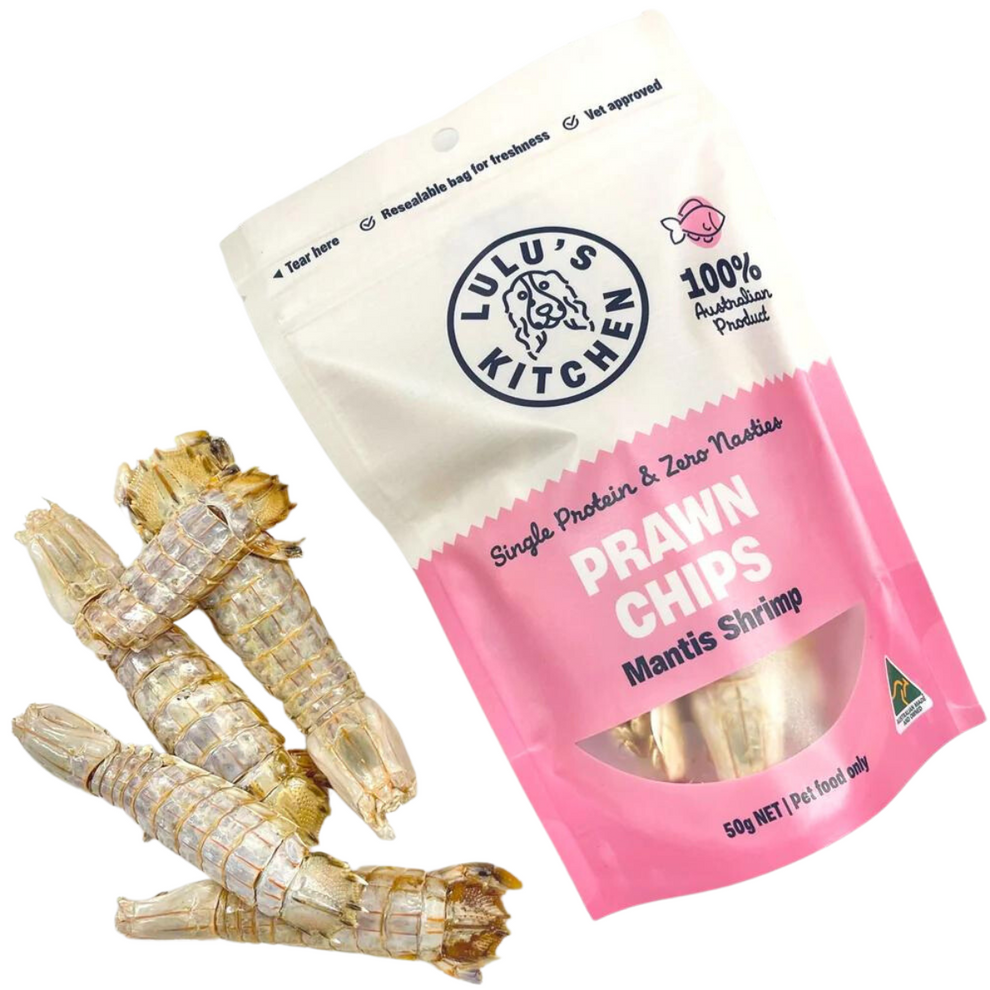 Prawn Chips - Aussie Shrimp (Mantis) – Pampered Paws Products